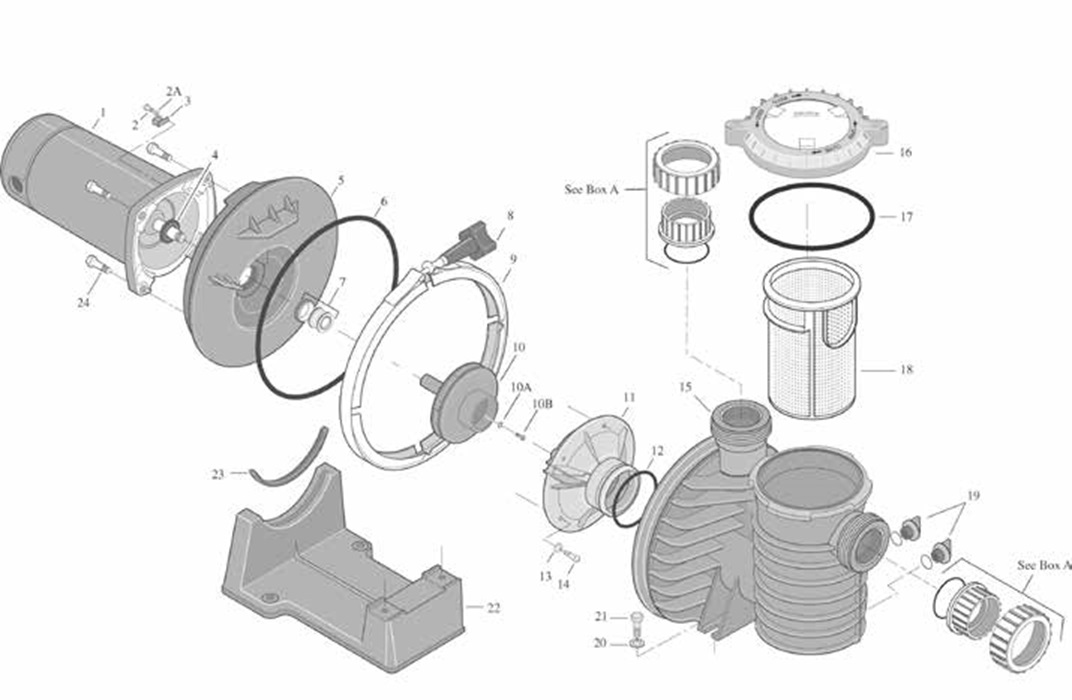POOL360 | Max-E-Pro® Pool and Spa Pump 1.5HP 208-230V 60Hz EXPORT ONLY
