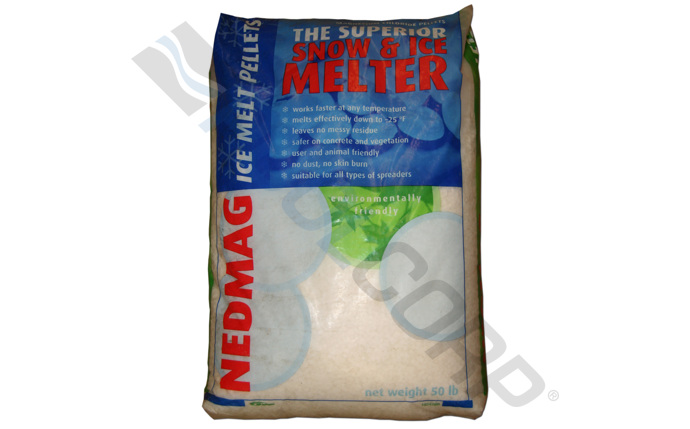 POOL360 | 50 lbs Magnesium Chloride Ice Melt Pellets Bag