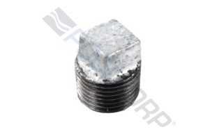 POOL360 | 2" Galvanized Threaded Plug