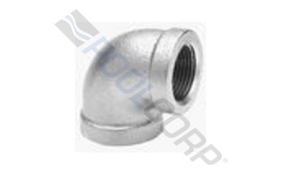 POOL360 | 1" x .75" 90 Degree Galvanized Elbow
