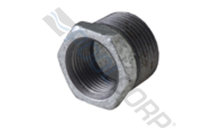 POOL360 | 1.5" x .75" MxF Galvanized Hex Bushing