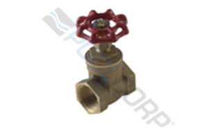 POOL360 | 3" Brass Threaded Gate Valve