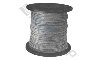 POOL360 | #8 Green Coated Wire 500' Roll