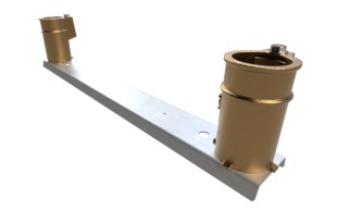 POOL360 | TruPro 8" Galvanized Anchor Channel Only