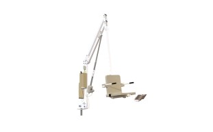 POOL360 | White/Tan Revolution XL Deep Draft Pool Lift without Anchor