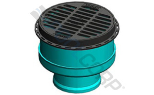 POOL360 | 4" Drain Pipe Snap End Cap