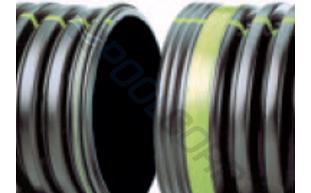 POOL360 | 12" x 20' Perforated Soil-Tight Dual Wall Storm Drainage Pipe
