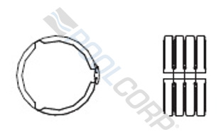 POOL360 | 18" N-12 Dual Wall Split Band Coupler