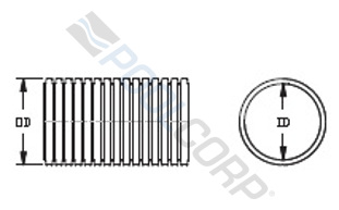 POOL360 | 15" x 20' Solid Single Wall Highway Pipe