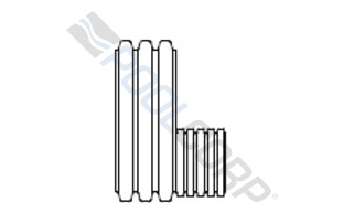 POOL360 | 12" x 6" N-12 Dual Wall Fabricated Plain End Reducer