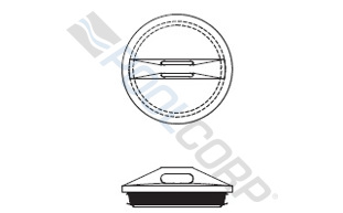 POOL360 | 24" N-12 Dual Wall End Plug