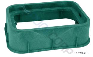 POOL360 | Series 1320 23" x 17" x 6.5" Green Valve Box Extension Body