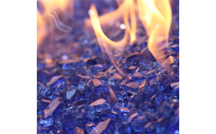 POOL360 | 1/4" Cobalt Blue Fire Glass 10 lbs Jar