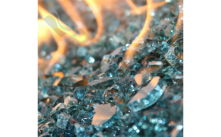 POOL360 | 1/4" Azuria Reflective Fire Glass 10 lbs Jar