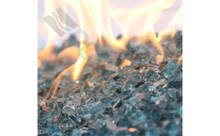 POOL360 | 1/2" Azuria Reflective Fire Glass 10 lbs Jar