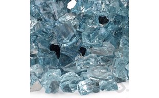 POOL360 | 1/2" Azuria Reflective Fire Glass 10lb Jar