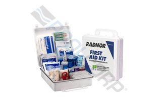 horizon | White Plastic Portable Or Wall Mounted 50 Person First Aid Kit