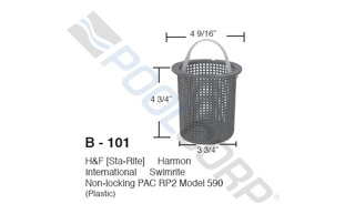 POOL360 | 590 Hydropump Strainer Basket