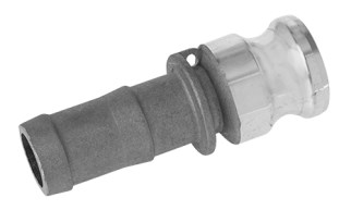 POOL360 | 1 1/2" Male Coupler x Hose Barb Polypropylene E-Style Camlock