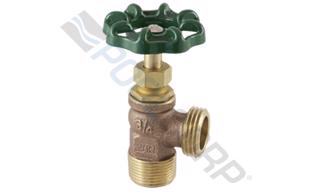 POOL360 | .75" Brass Boiler Drain with Male Handle