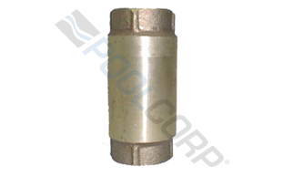 POOL360 | .75" Lead Free Brass Spring Check Valve