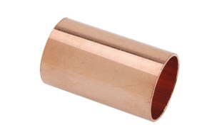 POOL360 | 1 1/4" Lead Free Copper Coupling without Stop