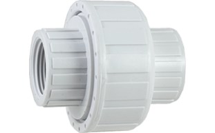 POOL360 | 1" FPT White SCH40 PVC Union