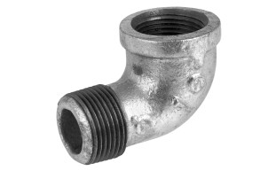 POOL360 | 3/4" 90° Galvanized Street Elbow