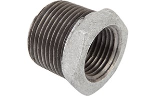 POOL360 | 1" x 1/4" Galvanized Hexagon Bushing