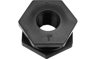 POOL360 | Aqualine | 1-1/4" PVC Tank Adapter Bulkhead Fitting