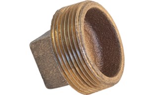 POOL360 | 1-1/2" Brass Plug