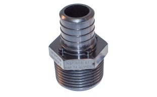 POOL360 | .75" PEX x MNPT Black Poly PEX Adapter