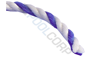 POOL360 | .5" x 300' Blue/White PR Series Polypropylene Twisted Pool Rope