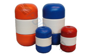 POOL360 | 5" x 9" x 3/4" Red/White Handi-Lock Float Rope