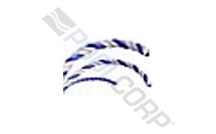 POOL360 | 3/8" x 600' Blue/White Twisted Pool Rope