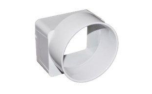 POOL360 | 2" x 3" x 4" Offset PVC Sewer/Drain Downspout Adapter