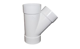 horizon | 4" 45 Degree PVC Sewer/ Drain WYE
