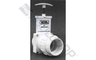 POOL360 | PVC Slice Gate Valve 1.5" S x S Union