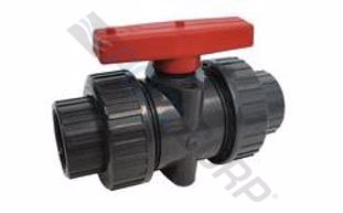 POOL360 | 2" SCH 80 PVC SxS True Union Ball Valve O-Ring Socket EPDM