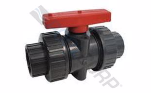 POOL360 | 1" SCH 80 PVC SxS True Union Ball Valve O-Ring Socket EPDM