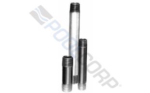 POOL360 | 3/4" x CLOSE Black Steel Nipple