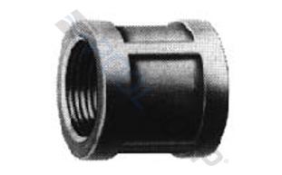 POOL360 | 3/4" Black Malleable Right Hand Coupling