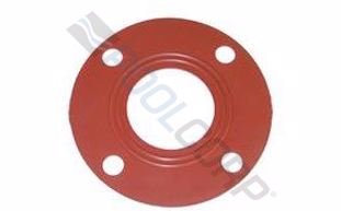 POOL360 | RUBBER RED 1/8" FULF GASKET 6" BUTTERFLY VALVES