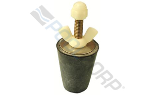 POOL360 | #5- #7 RUBBER TAPERED WINTER PLUG W/ BLOW THRU