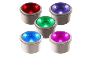 POOL360 | ColorCascade® 8 Color LED Light Bubbler 12V 16W 100' Cord