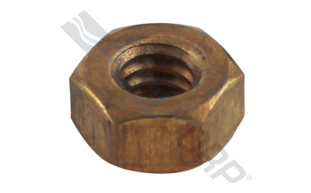 POOL360 | 1/4"-20 Brass Stainless Steel Hex Head Nut