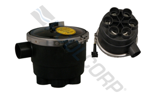 POOL360 | 1 1/2" 6 Port Low Profile T-Valve