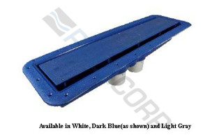 POOL360 | AVSC Light Gray Heavy Debris Removal Single Drain for Vinyl Pool