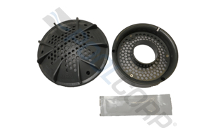 POOL360 | 10" Dark Gray PDR2 Powerful Debris Removal Drain Retro Fit Kit