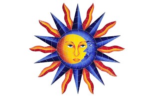 POOL360 | 36" x 37" Sun Moon Tile Design